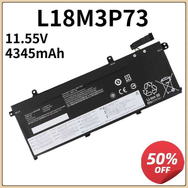 5B 11.55V 51Wh 4 4345Mah L18m3p74 L18m3p73 L18l3p73 Laptop Battery For ...