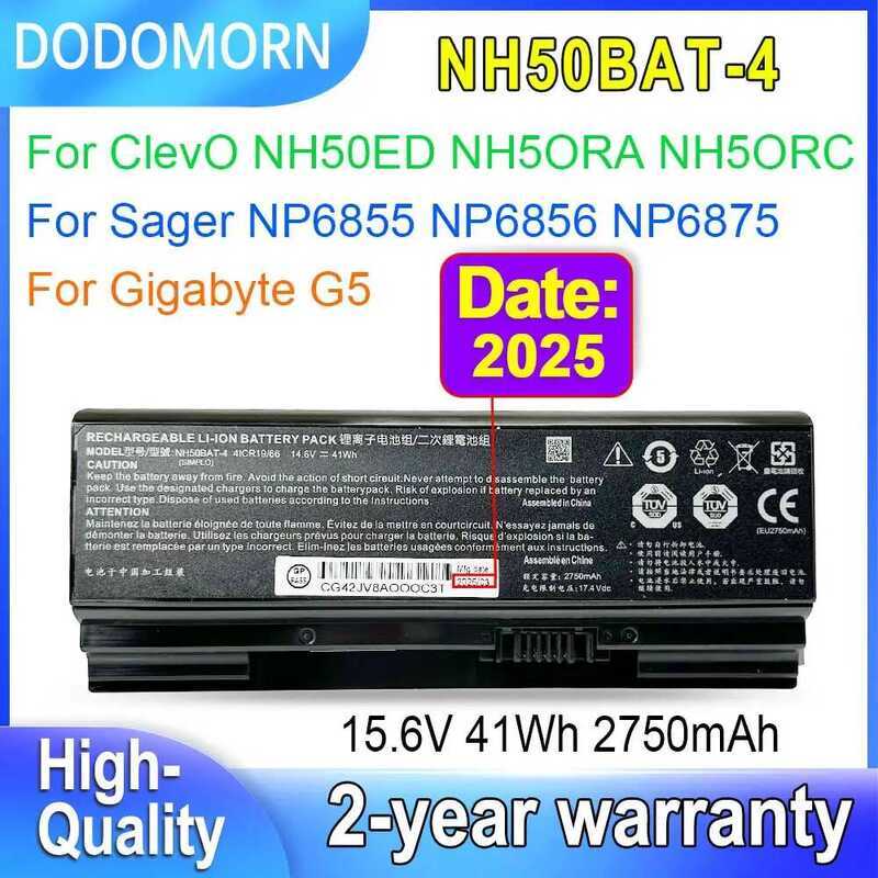 MORN 2 E Nh50bat-4 Compatible Laptop Battery 14.6V 41Wh For Gigabyte G5 ...