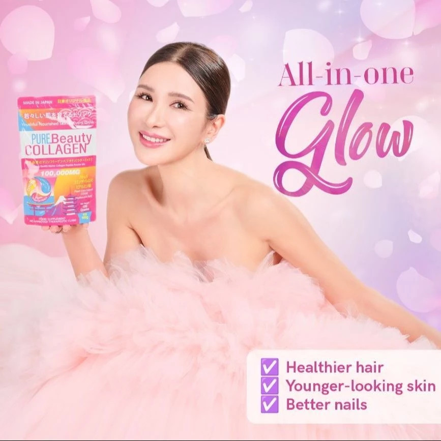 FDA PURE BEAUTY COLLAGEN POWDER PBC Powder Japan Reduce acne, freckles ...