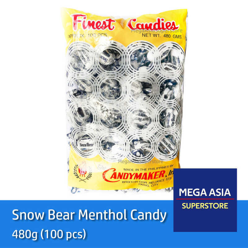 COD Mega Asia Snow Bear Menthol Ball Candy 480G 100Pcs | Shopee Philippines