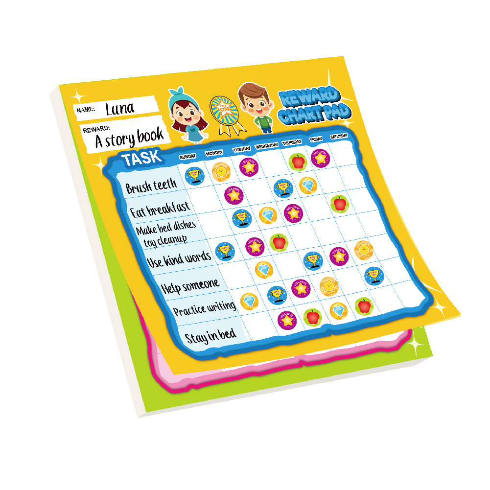 Reward Chart for Kids Potty Training Behavior Tracker Reusable ...