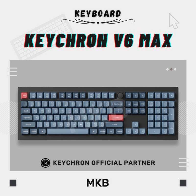 [Ready Stock] Keychron V6 Max Wireless Keyboard Kit 100% Hot-Swap ...
