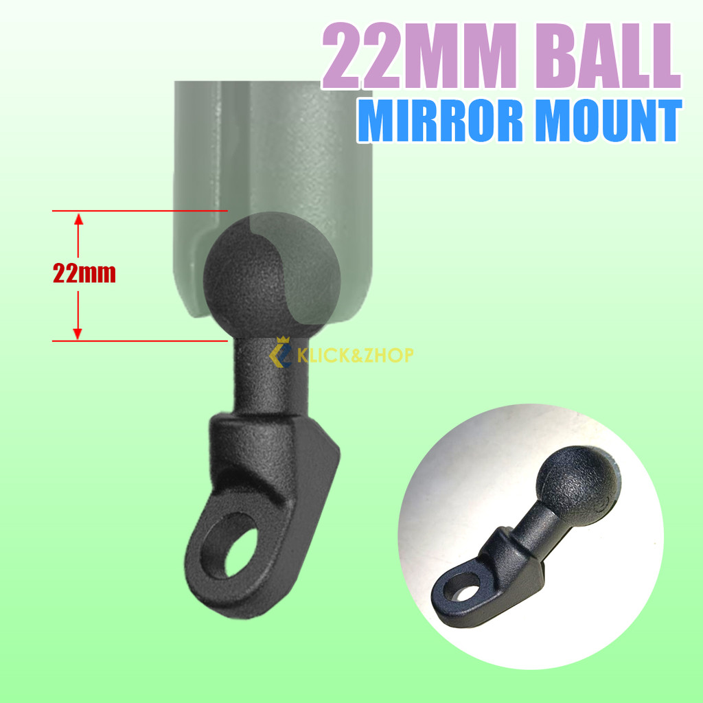 Motowolf Replacement Mounts – 22 mm & 26 mm Ball Joints For Phone ...