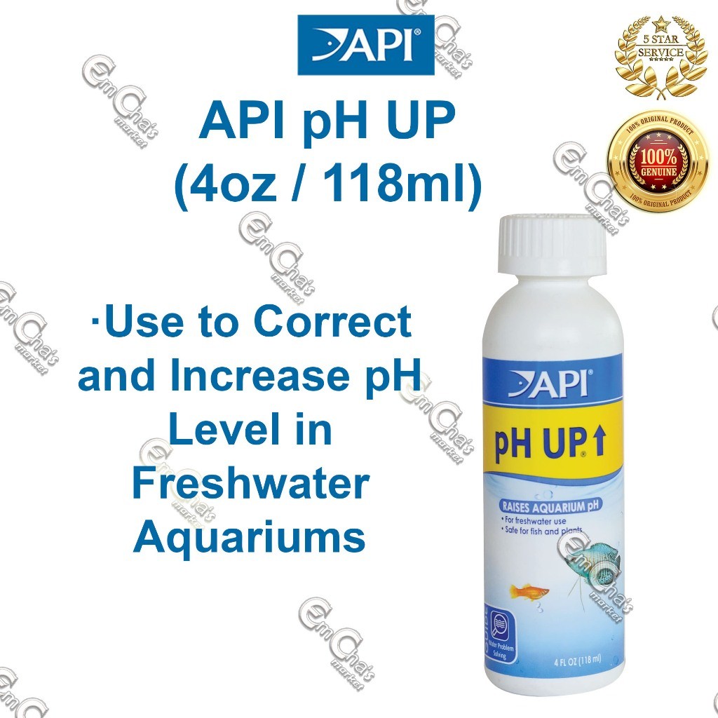 API Ph Up (118ml) Increases Ph Level For Freshwater Aquarium and Plants(Acc) (Plnt) (Fmed ...