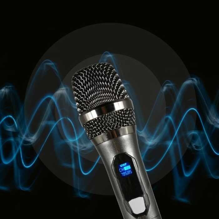 Wireless Microphone, TONOR UHF Dual Wireless Microphone With ...