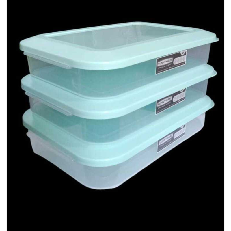 Sunnyware Food Container Set - 3 Pieces (No. 821) Boxes, Organiser E91 ...