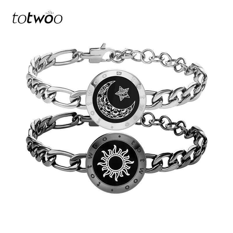 Moon Totwoo Sun Lovers Smart Sensing Bracelet Flashing Vibration Long ...