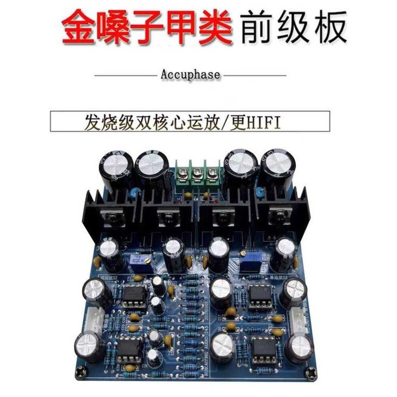 High-Fidelity Dual-Core Op Amp Class A Preamplifier Board Reference ...