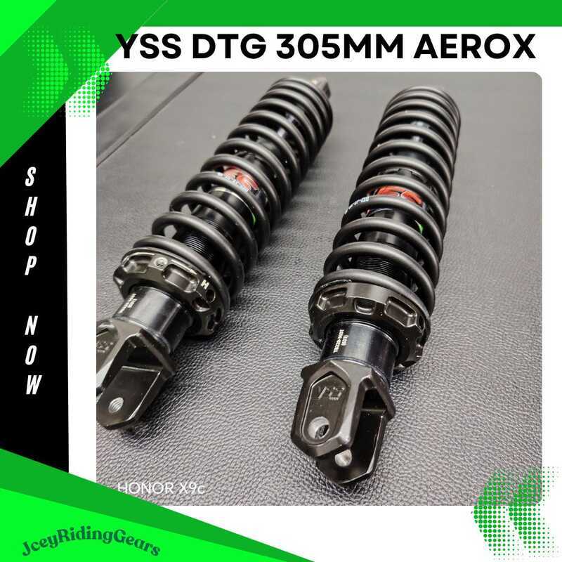 Yss Suspension Dtg Plus Yamaha Aerox / Nmax V2 Black 701 | Shopee ...