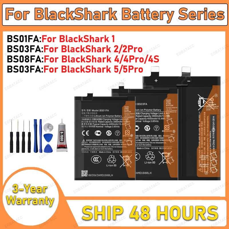D6 Bs03fa 4 Bs01fa Bs08fa Bs10fa Battery For Xiaomi Black Shark 1 2 Pro ...