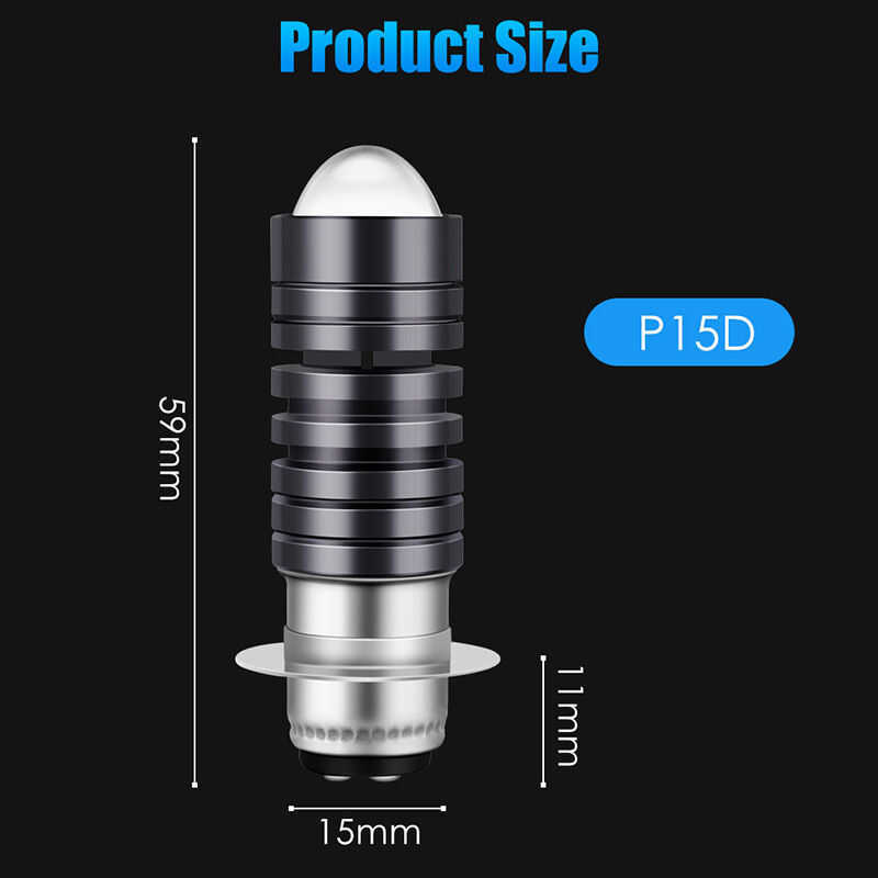 1Pc LED Dual Claw Headlight H4 Bulb For Motorcycle Electric Car Wide ...