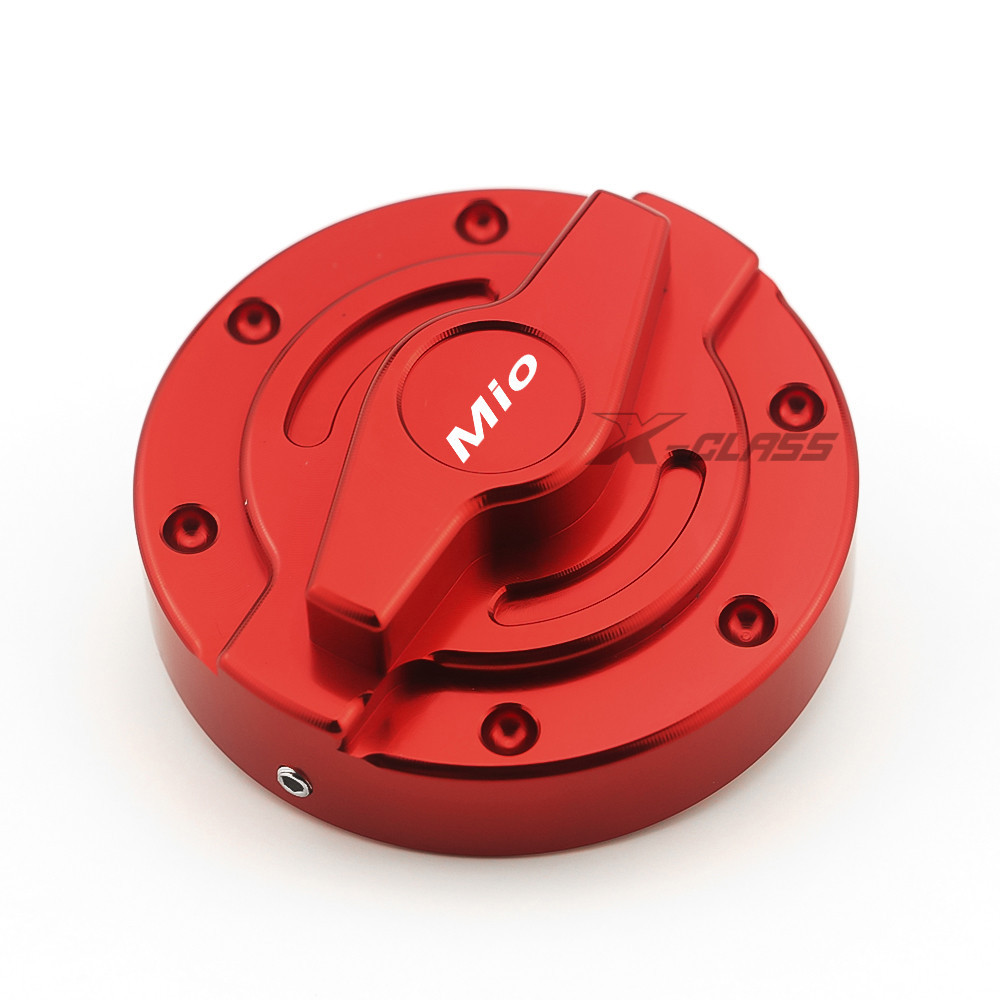 Mio Fuel Tank Cap CNC Alloy Gas Cap Cover For Yamaha Mio Gear / Gravis ...