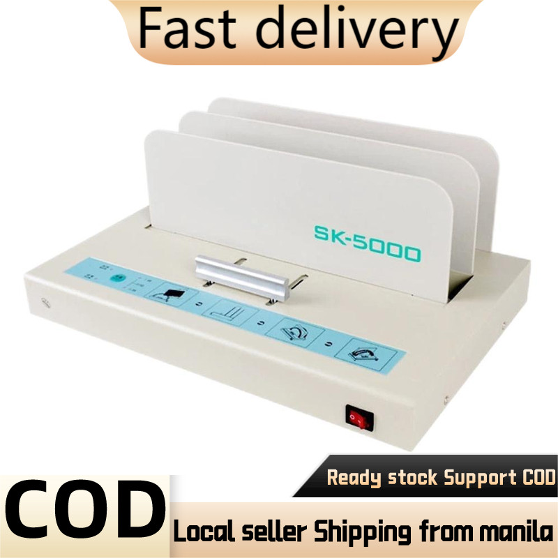 220V 50mm Hot Melt Binding Machine Automatic A4 Book Paper Sheet ...