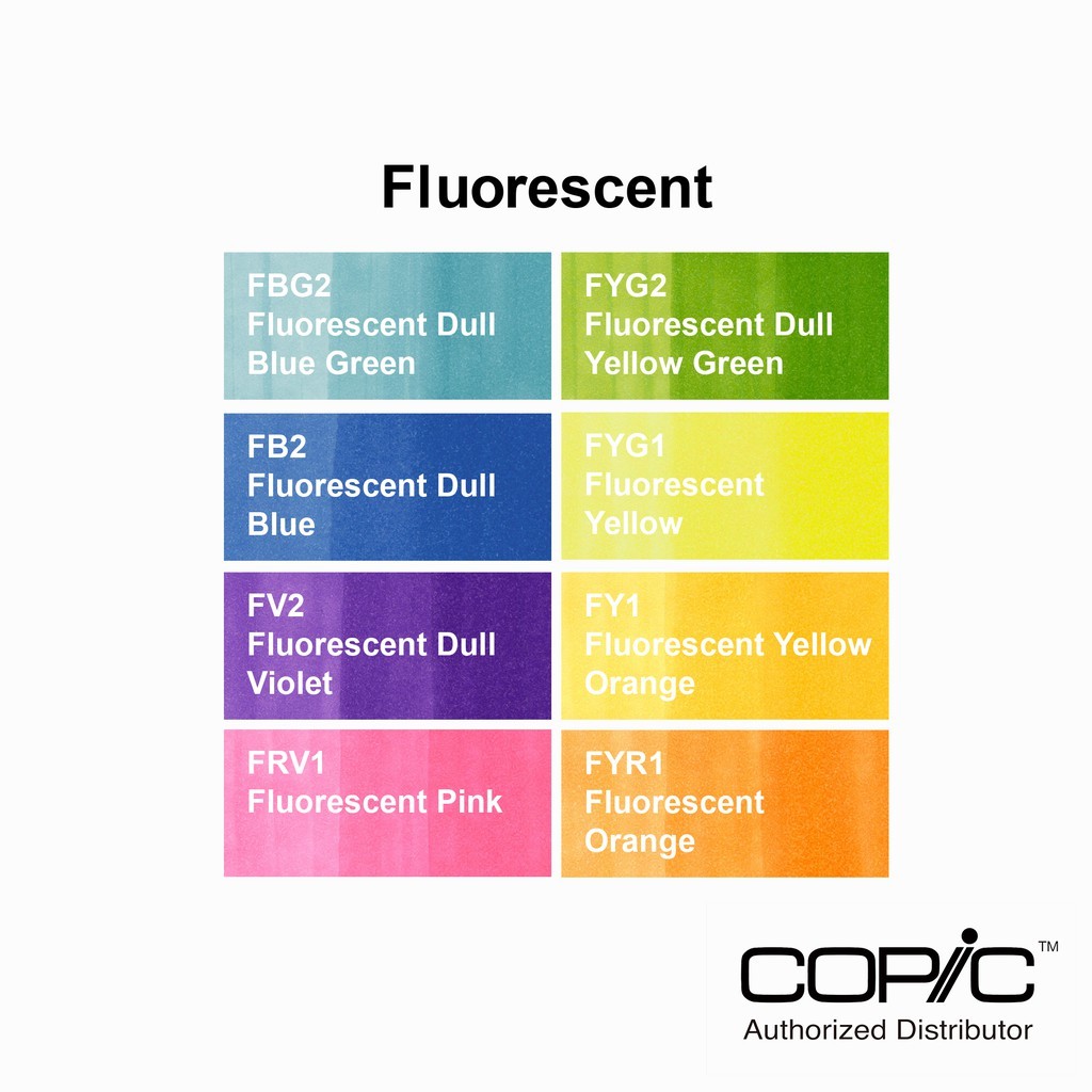 Copic Sketch Marker F ( Fluorescent ) Collection | Shopee Philippines