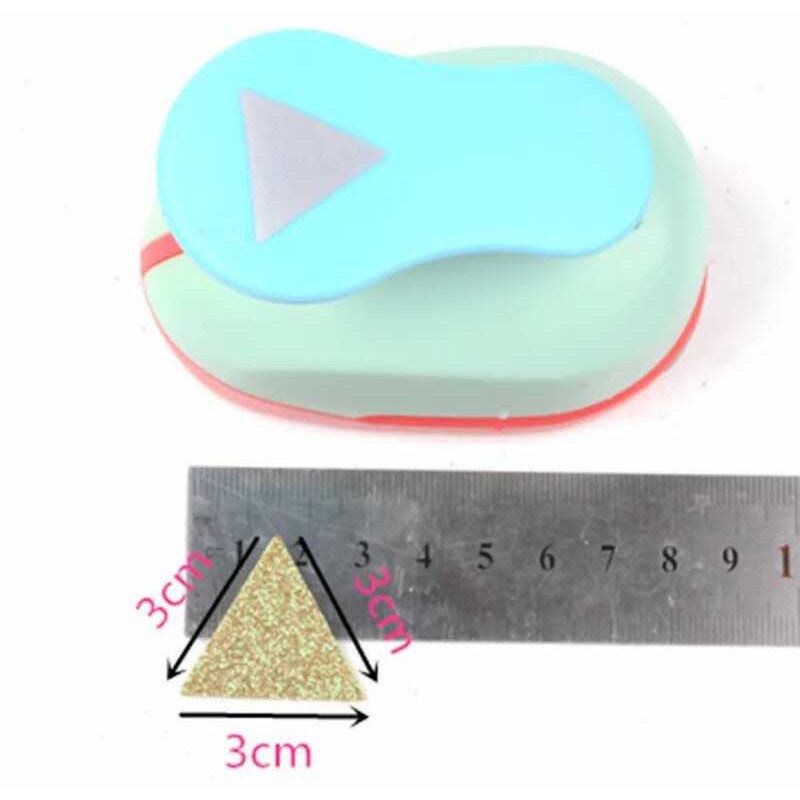 1.5"/3Cm Triangle EVA Hole Punch Paper Craft Puncher Greeting Card ...