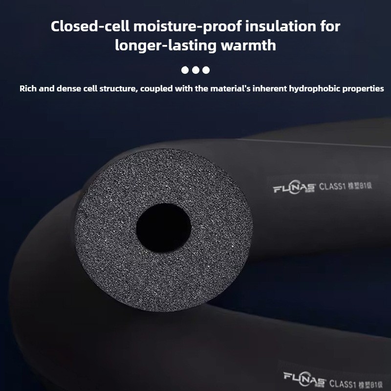Rubber Pipe Insulation 1.8M Multiple Specifications Aircon Ducting ...