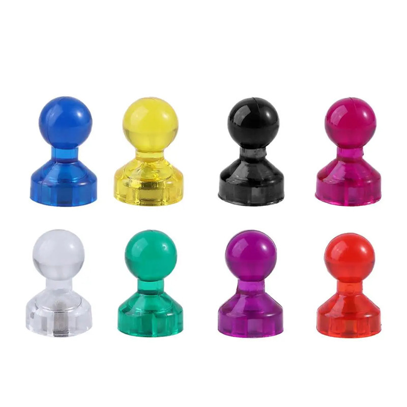 8pcs Multi-color Magnetic Pushpins Strong Magnet Thumbtacks Whiteboard ...