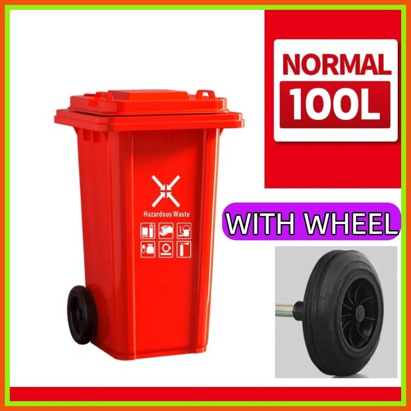 Large trash bin with Wheels 100/120/240L Food/Commercial Industrial ...