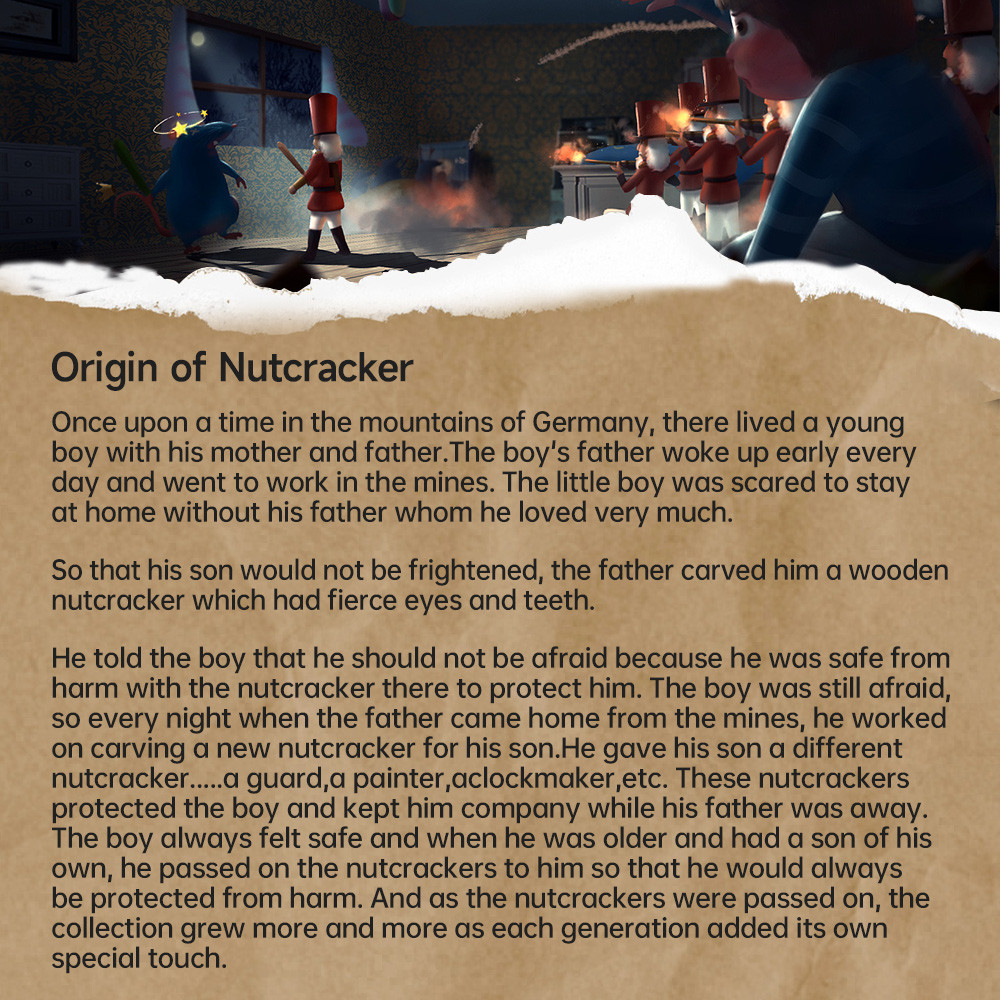 Merry Christmas Wooden Doll Handmade Nutcracker Soldier Ornaments ...