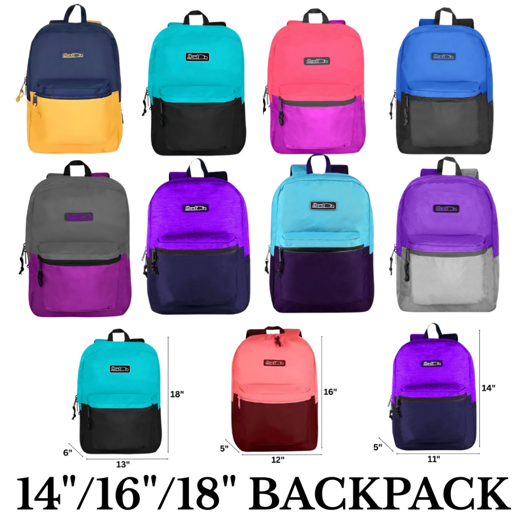 HAWK BACKPACK 14/16/18INCHES Fashion Korean style Waterproof School Bag ...