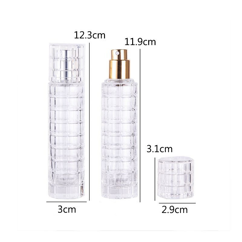 30ML Perfume Dispenser Bottle Large Capacity Delicate Pressed Glass ...