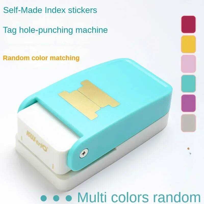 Loose-Leaf Separator Punch Self-Made Label DIY Bookmark Notepad Index ...