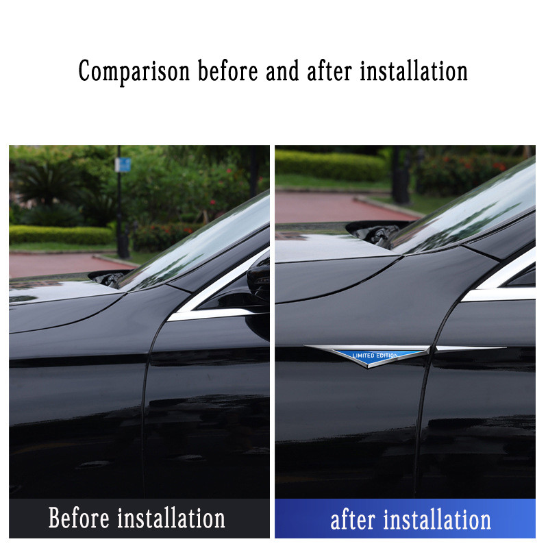 Isuzu Car Stainless Steel Blade Leaf Panel Side Label Metal Decorative ...