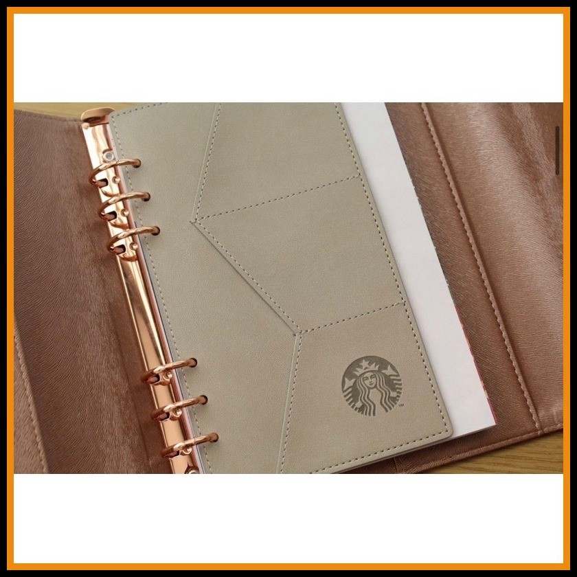 2024 Starbucks Planner (Rose Gold Planner and Abalone Gray Planner ...