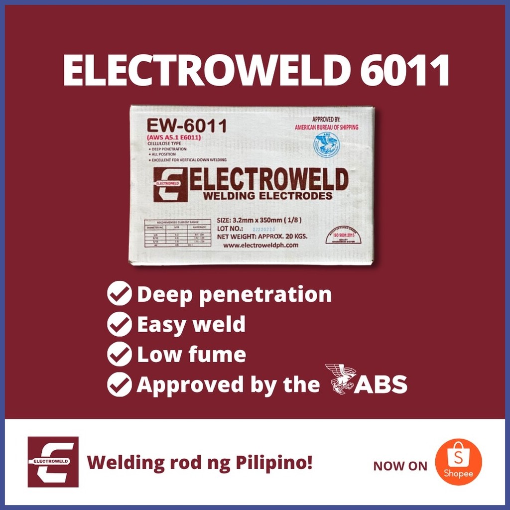 1-KG Electroweld 6011 Welding Electrode (AWS E6011) | Shopee Philippines