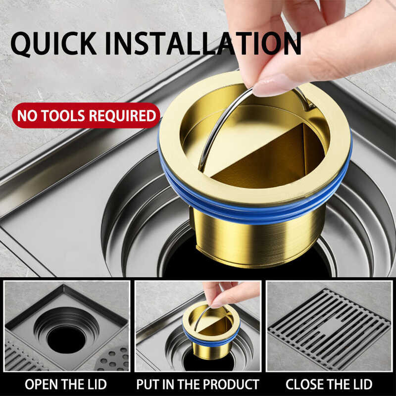 Stopper Anti Traps With Odor Trap Toilet Floor Drain Inner Core ...