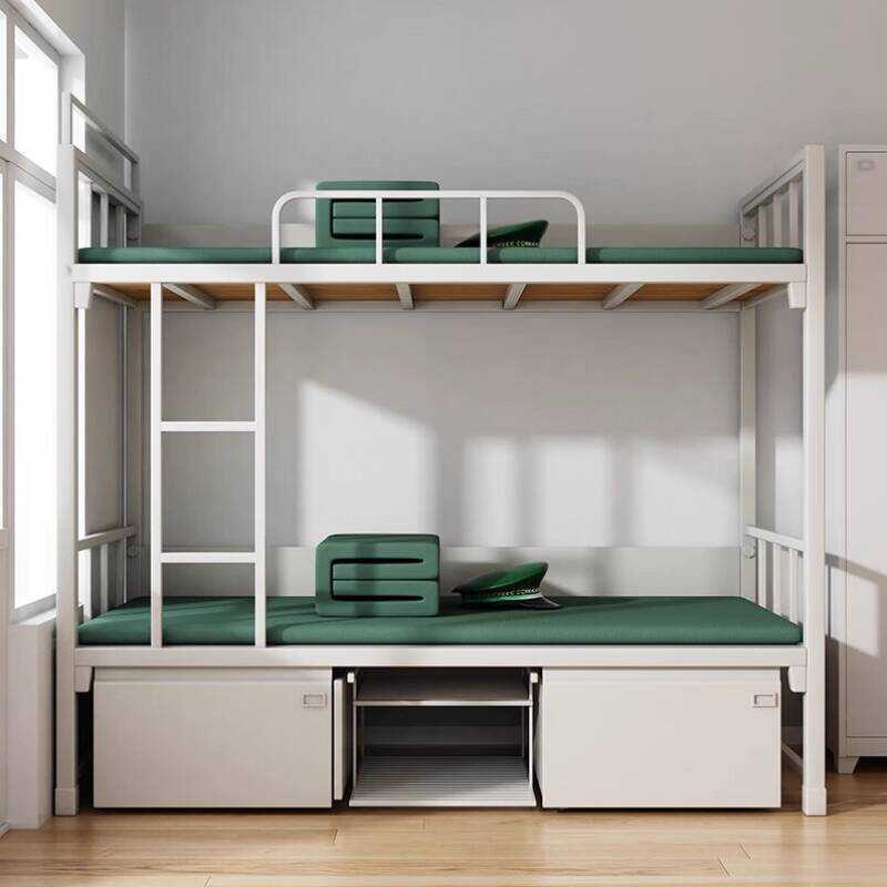 Zhenyuan Double Layer Iron Dormitory Steel Bunk Bed with Under-Bed ...
