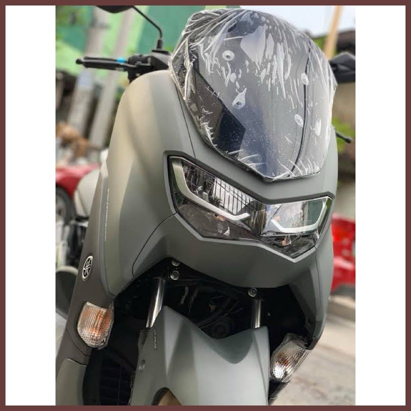 NMAX V2 MATTE GREEN OLD BIG U / COVER FRONT 2020 / 2021 GENUINE ...