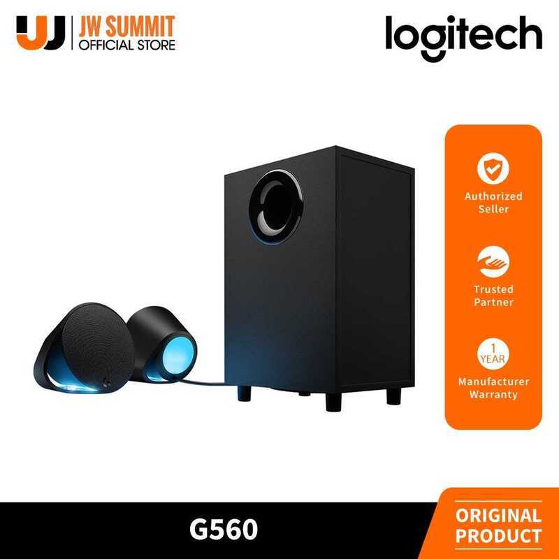 Logitech G560 RGB PC Gaming Speakers With Game-Driven Lighting 2.1, Usb ...