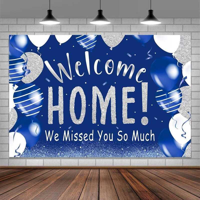 LY 5X3ft Welcome Home Banner Decorationsbackdrop Photography Background ...