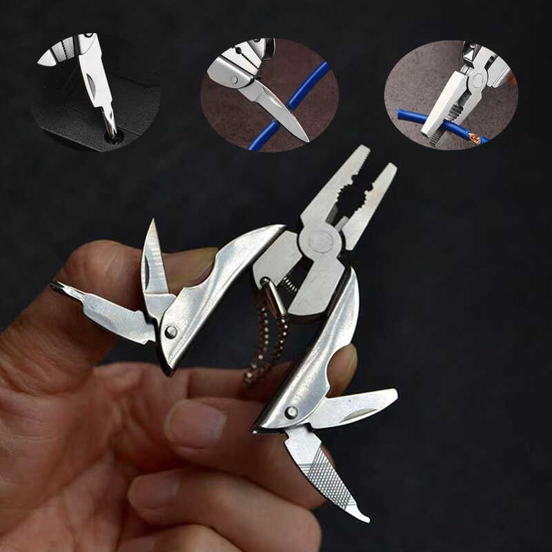 EDC Mini Outdoor Portable Germany Multifunctional Tool Folding Pliers ...