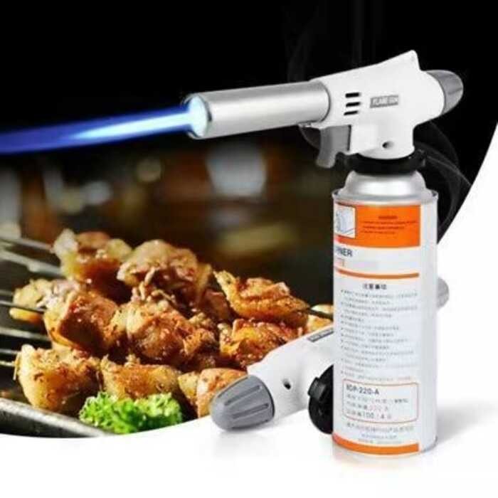 Htf.Flame Gun Blowtorch Cooking Soldering Butane Gas Torch Flame Gun ...