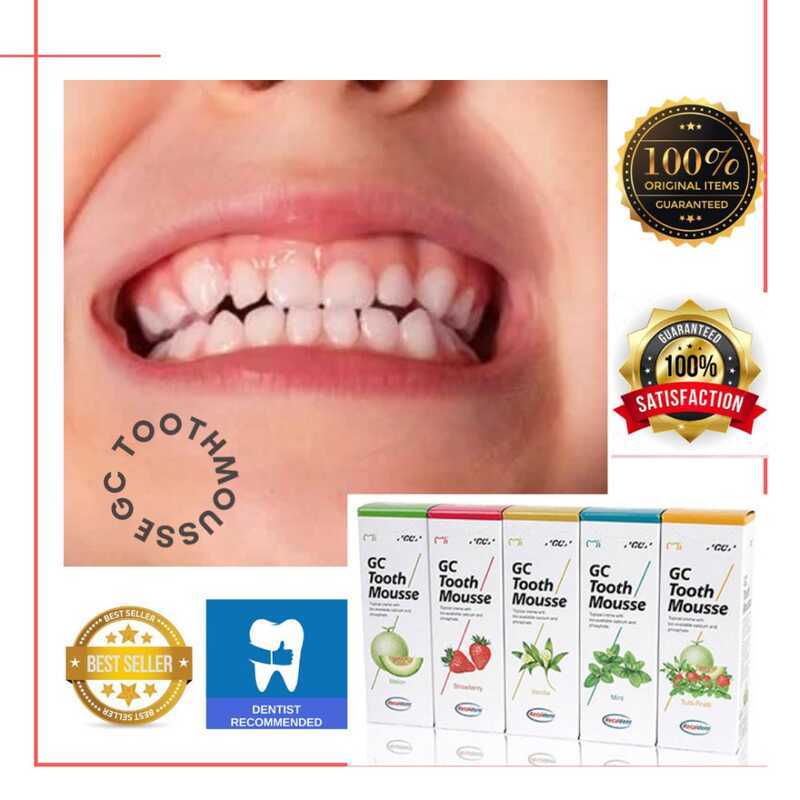 GC TOOTH Mousse|Anti Cavity|Toddlers|Babies|Milk Teeth|Stains|White ...