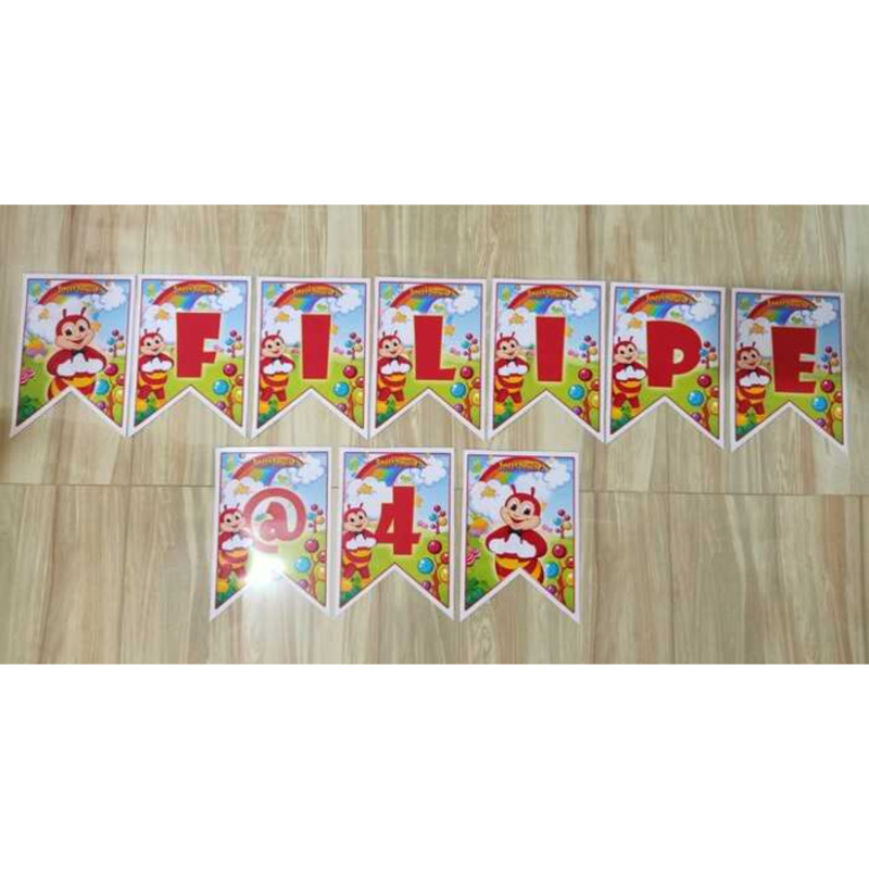 Jollibee Theme Party Banner/ Customize Party Banner 5Be | Shopee ...