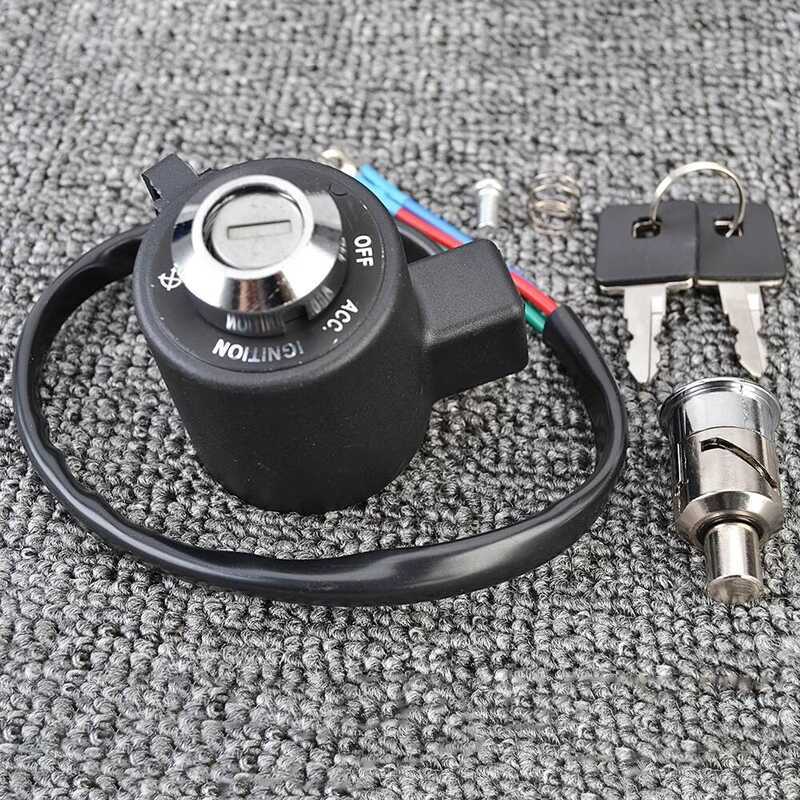 21 Ignition 2 Switch Seat Lock With Key Kit For Harley Davidson FXRP ...