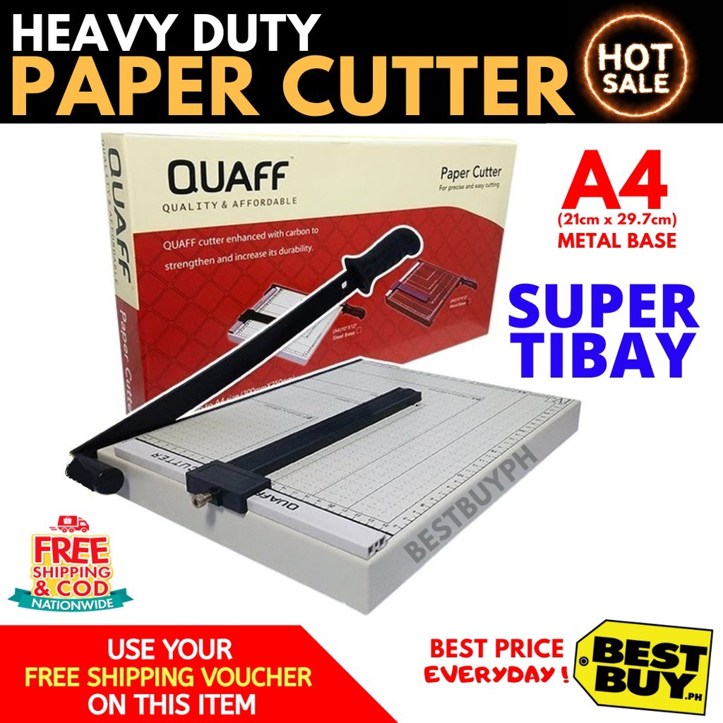 QUAFF Paper Cutter A4 (Metal Base) | Shopee Philippines