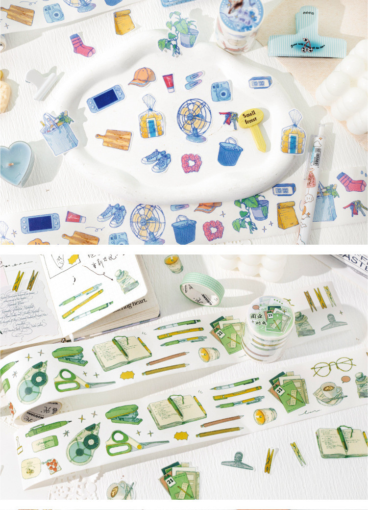 Cute Food Washi Tape Cartoon Yummy Food Masking Tape Set Decorative ...