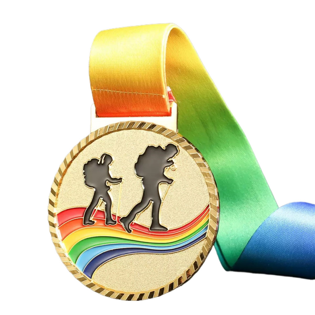 Free Ribbon, in Stock 2.75-inch Gold, Silver, and Bronze Mountain ...