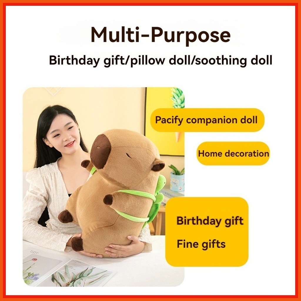 Capybara 25 35cm Capybara Plush Turtle style/snot style Capybara Rodent ...
