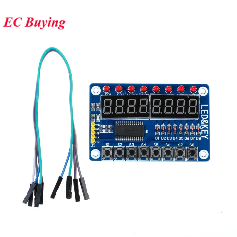 4 8 bit MAX7219 TM1638 LED Digital Tube Module Dot Matrix ...