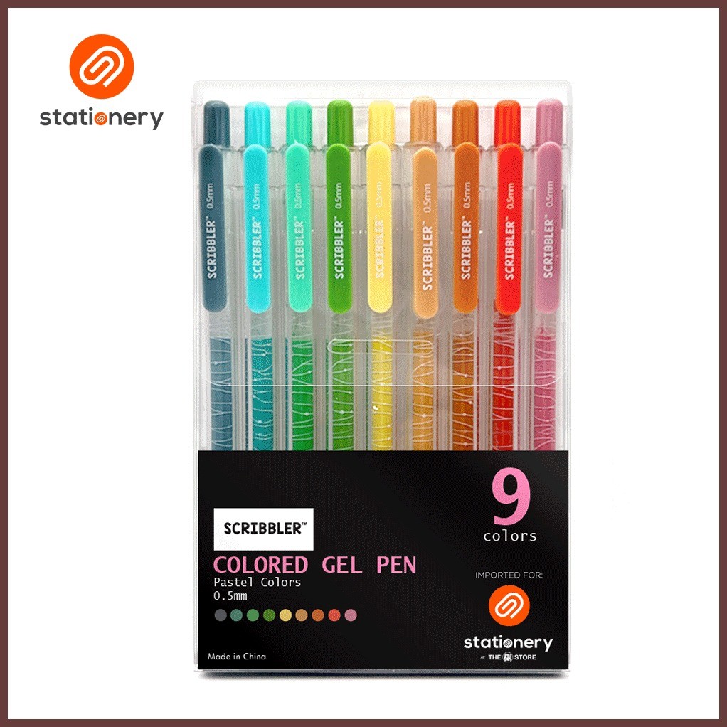 ← ∮ Scribbler Gel Pens 9 Colors | Shopee Philippines
