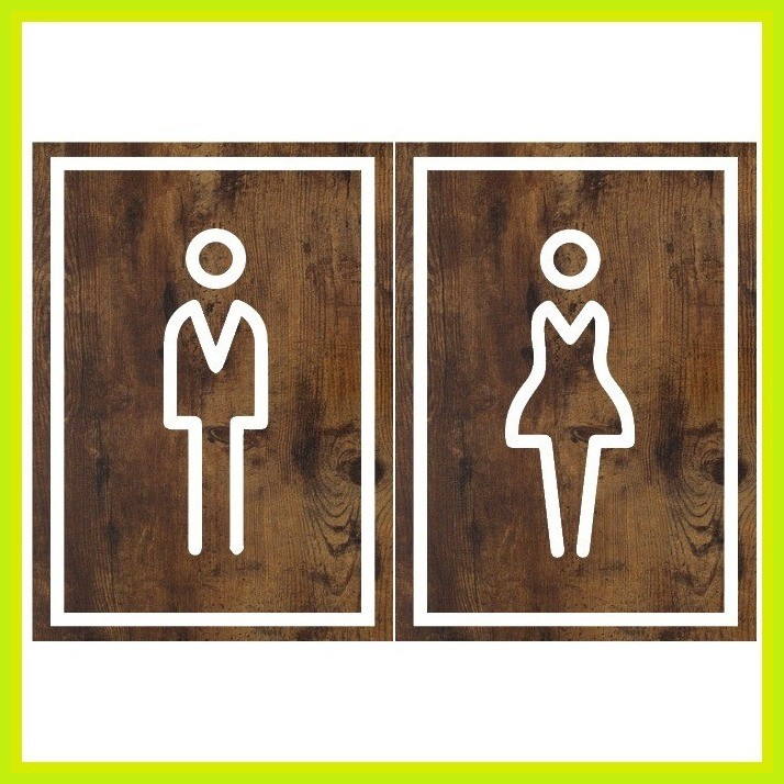 CR / Toilet / Bathroom Signages / Comfort Room | Shopee Philippines
