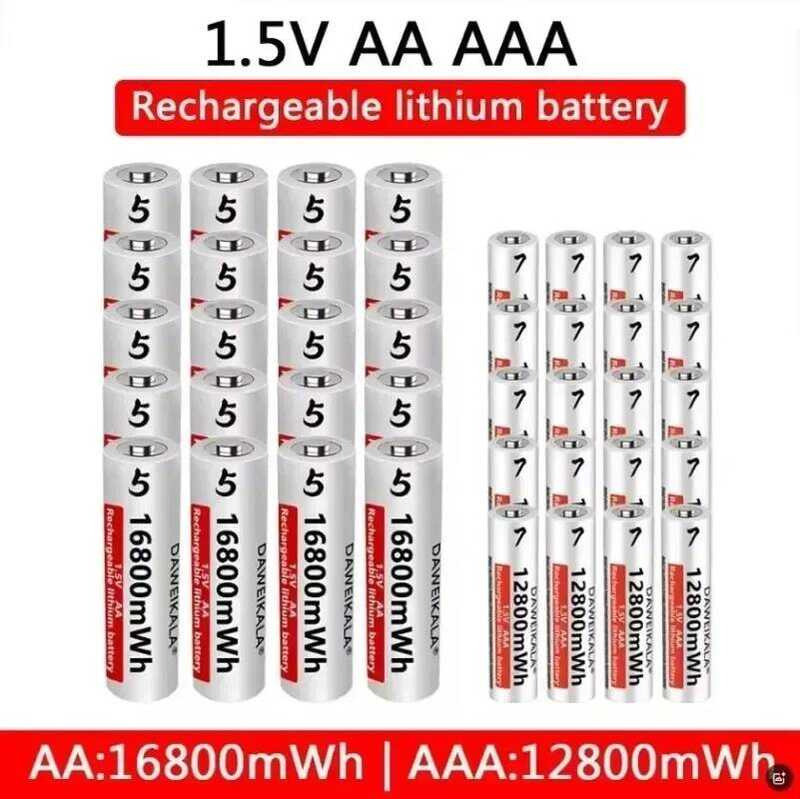 AA 3 6 AAA Rechargeable Battery 1.5V Lithium-Ion Remote Wholesale For E ...