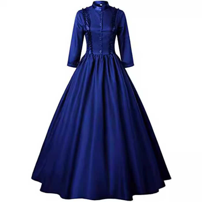 Plus Size Gothic Victorian Era Women's Dress Queen Role Play Cosplay ...