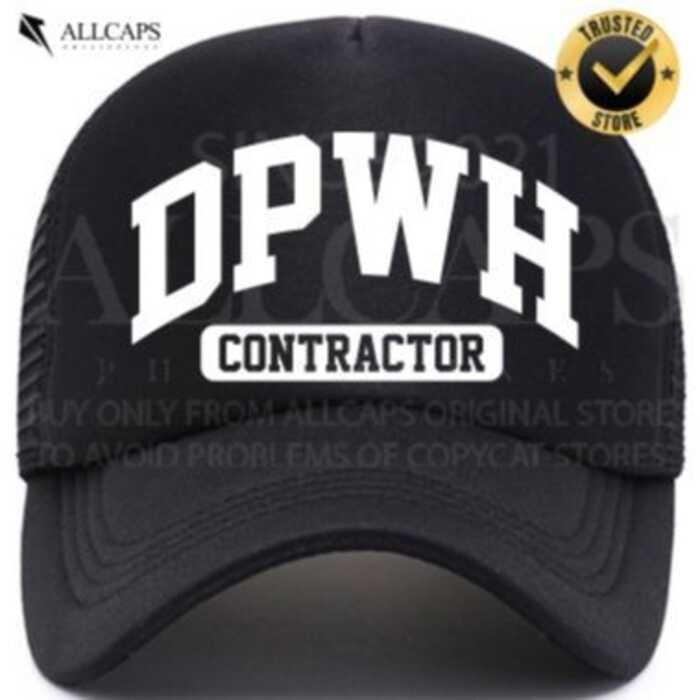 HIGH QUALITY DPWH CONTRACTOR Mesh Net Trucker Hat Baseball Cap | Shopee ...