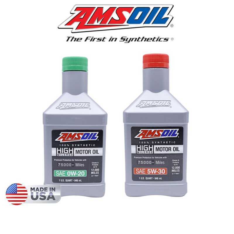AMSOIL HIGH MILEAGE ENGINE OIL 0W20, 5W30 1 Quart 0Ab | Shopee Philippines